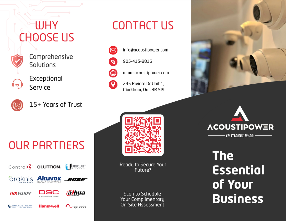 Smart Business Automation & AV System Brochure | Acoustipower